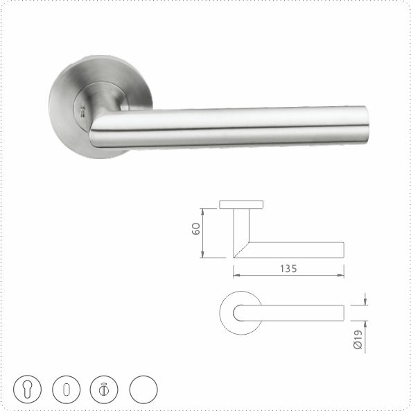 Euro Lever Handle LH8103 - Setgo